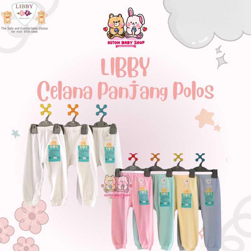 Jual Libby Celana Panjang Polos Warna 1 pc Libby Celana Panjang Pampers ...
