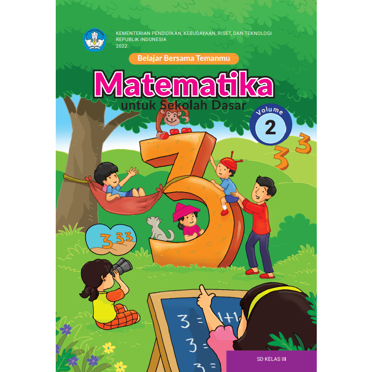Jual Buku Matematika SD Kelas 3 Vol 2 - Kurikulum Merdeka Diknas | Shopee Indonesia