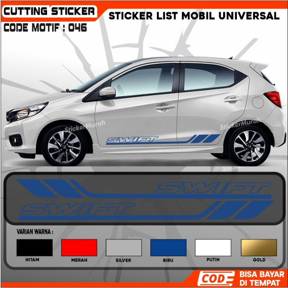 Jual CUTTING STICKER MOBIL UNIVERSAL STICKER PINGGIR PINTU | Shopee ...