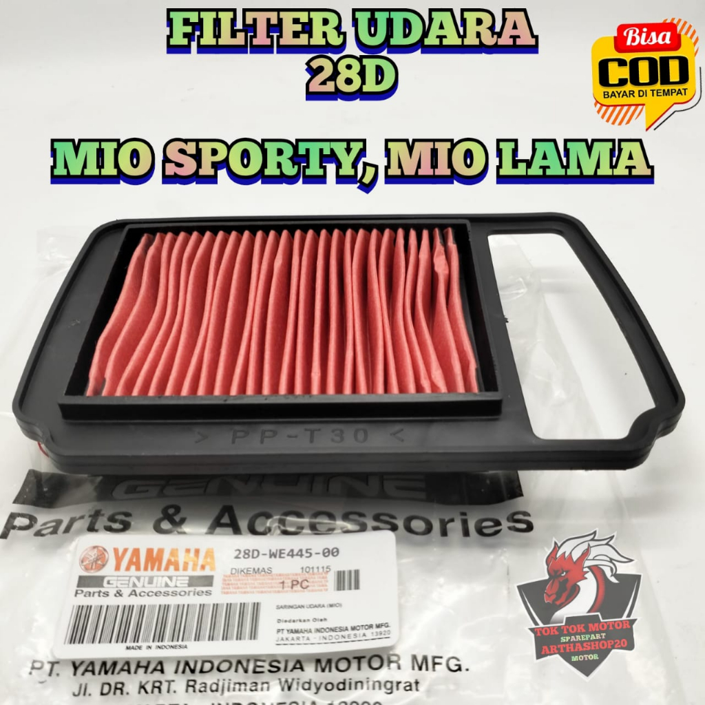 Jual FILTER UDARA SARINGAN UDARA YAMAHA 28D KUALITAS ASLI ORIGINAL ...