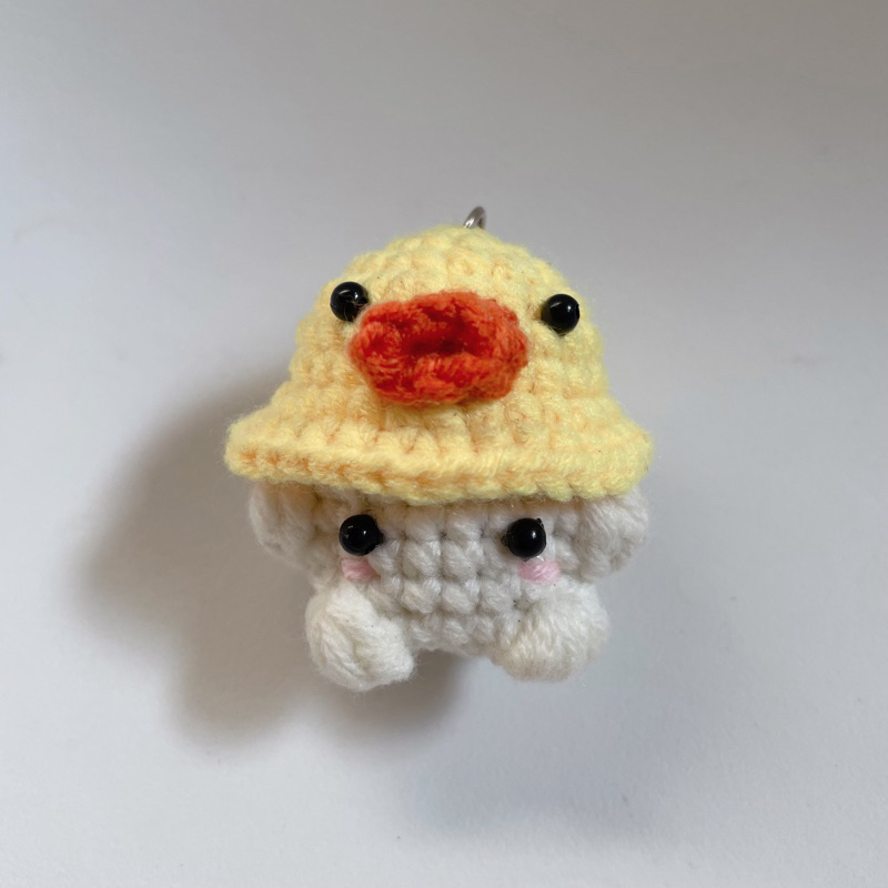 Jual Cute Keychain | Baby Mushroom Crochet | Keychain Amigurumi ...