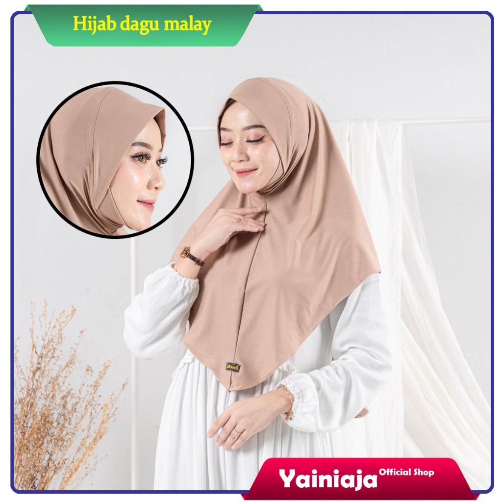Jual Hijab instan dagu malay simpel jilbab terbaru kerudung terlaris | Shopee Indonesia