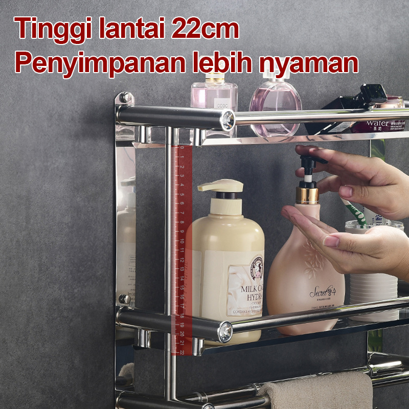 Jual Rak Sabun Dinding Kamar Mandi Rak Toilet Rak Gantung Stainless Rak ...