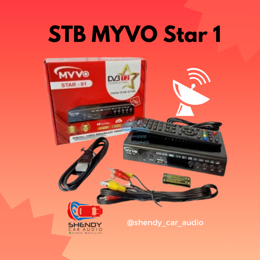 Jual Set Top Box DVB-T2 Myvo Star 01 - STB SAJA bukan STB Luby Bukan ...