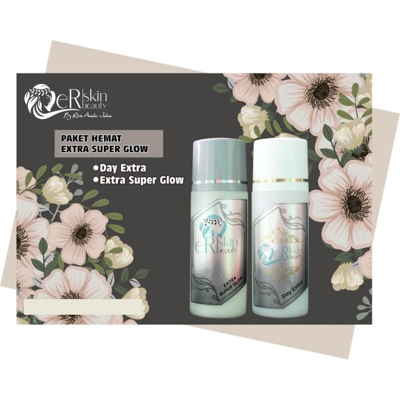 Jual ERSKIN EXTRA SUPER GLOW DAY&NIGHT DOSIS 10X (mampu mencerahkan ...