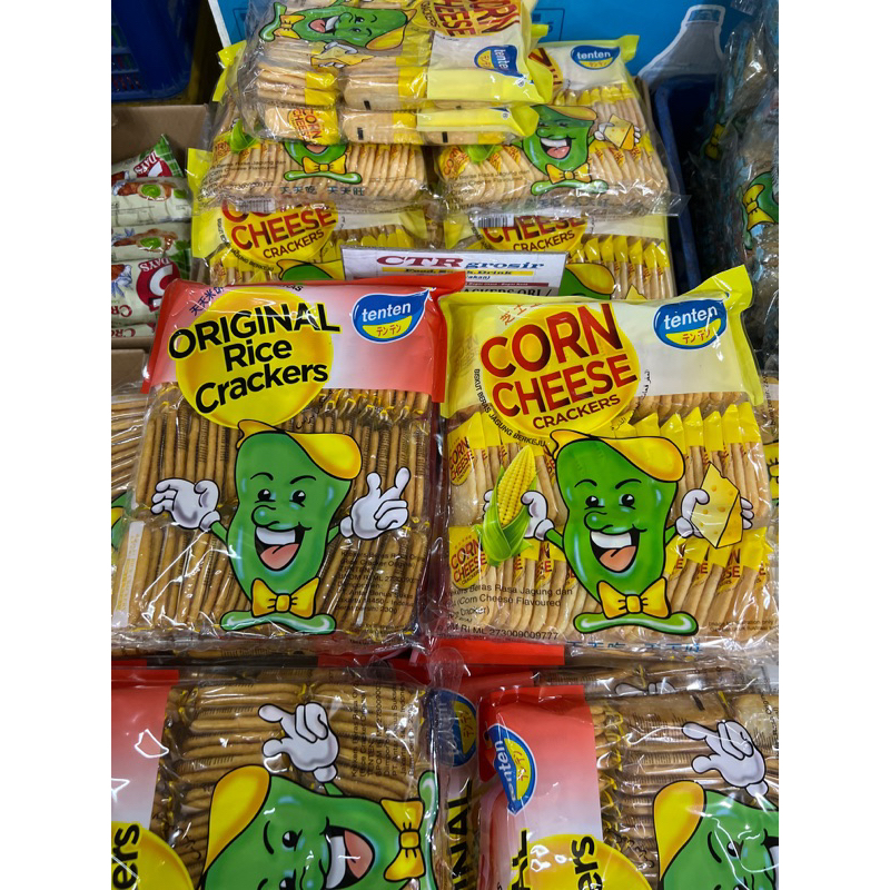 Jual Rice Crackers Tenten Ori / Corn cheese | Shopee Indonesia