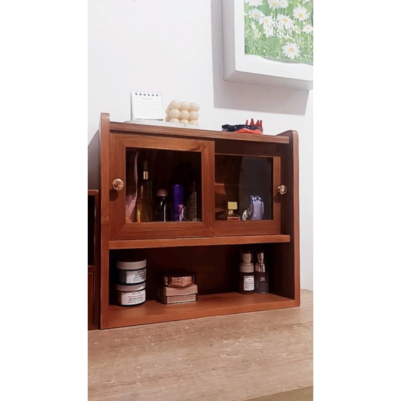 Jual rak pintu sleding kayu jati | Shopee Indonesia