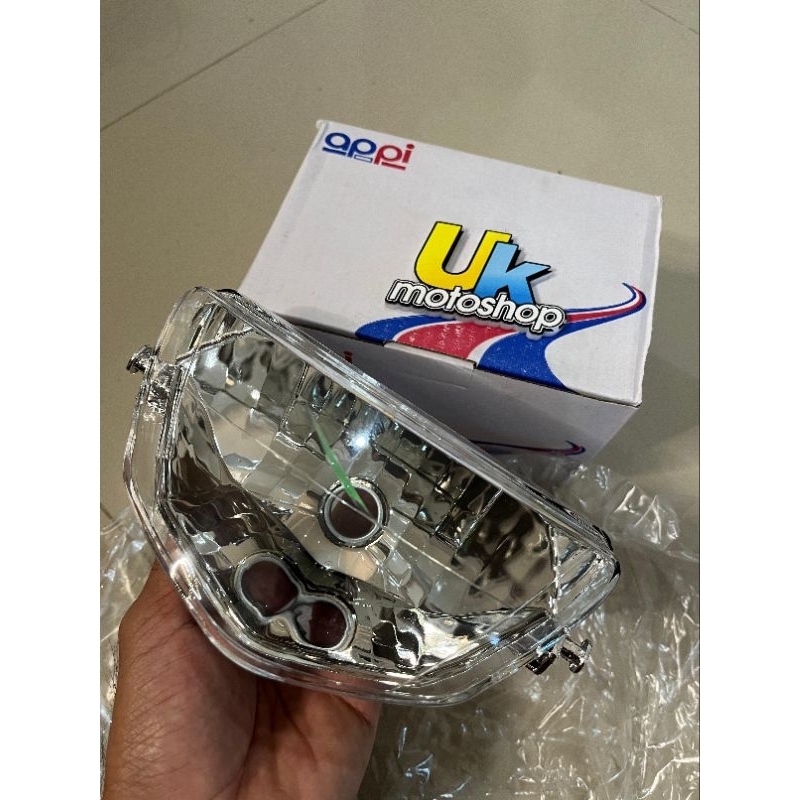 Jual lampu depan 125zr bening diamond APPI | Shopee Indonesia