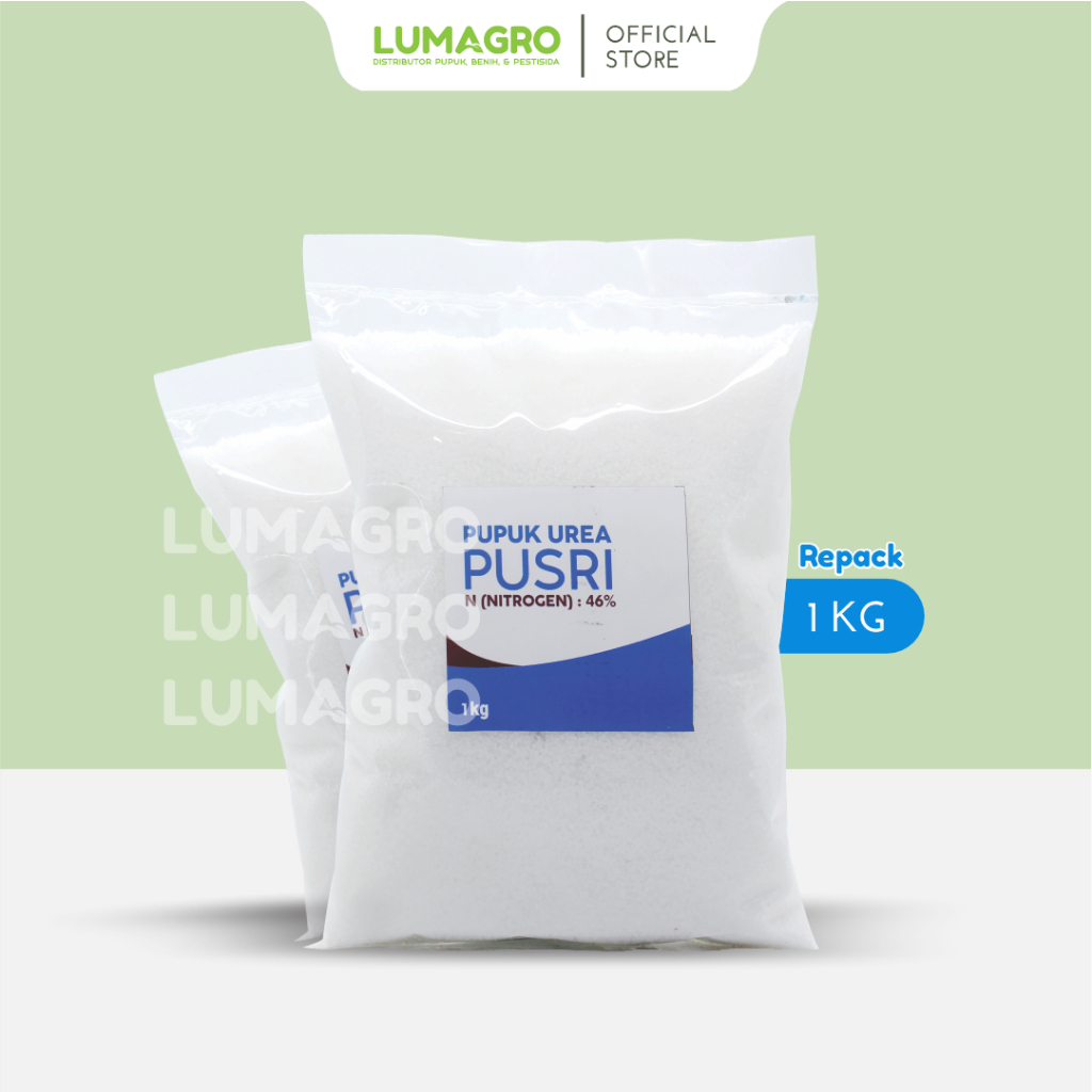 Jual Pupuk Urea Pusri 1kg Repack Non Subsidi Nutrisi Untuk Menghijaukan ...