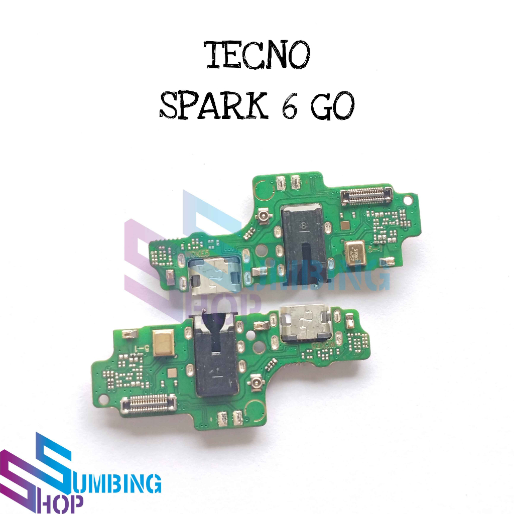 Jual Konektor Charger Tecno Spark 6 Go Pcb Papan Cas Usb Board Mic ...