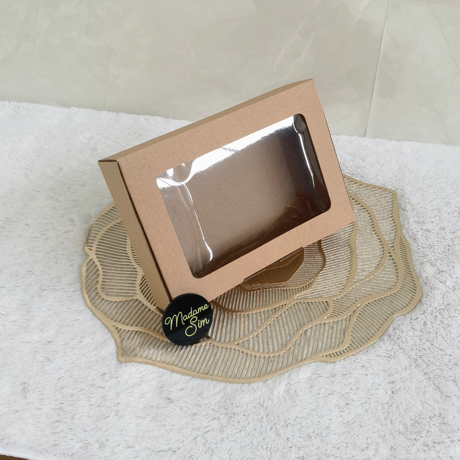 Jual BOX SNACK - KOTAK SUVERNIR - DUS CORRUGATED 22x15x5 - JENDELA (ISI ...