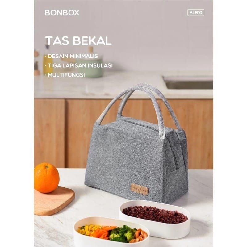 Jual BONBOX TAS BEKAL MAKAN PORTABLE - SAMONO TAS LUNCH BOX BAG TAHAN ...