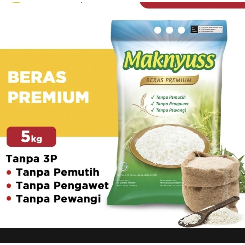 Jual Beras premium makyus sania 5 kg | Shopee Indonesia