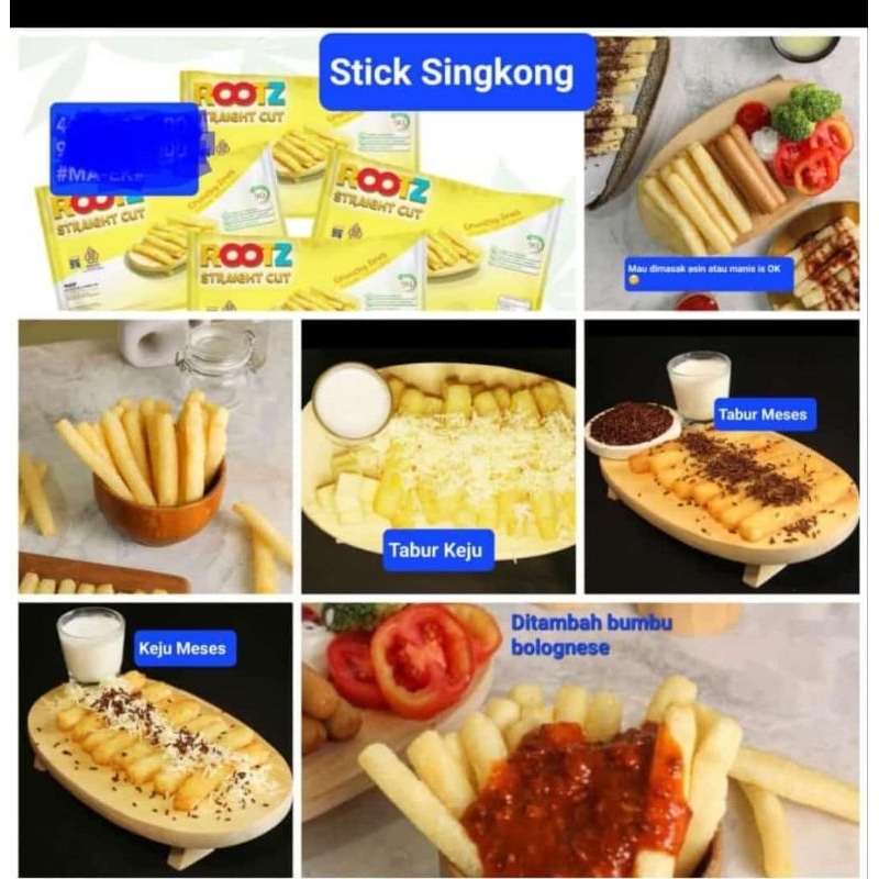 Jual Rootz Crunchy Straight Cut 900g / Stick Singkong Frozen | Shopee Indonesia