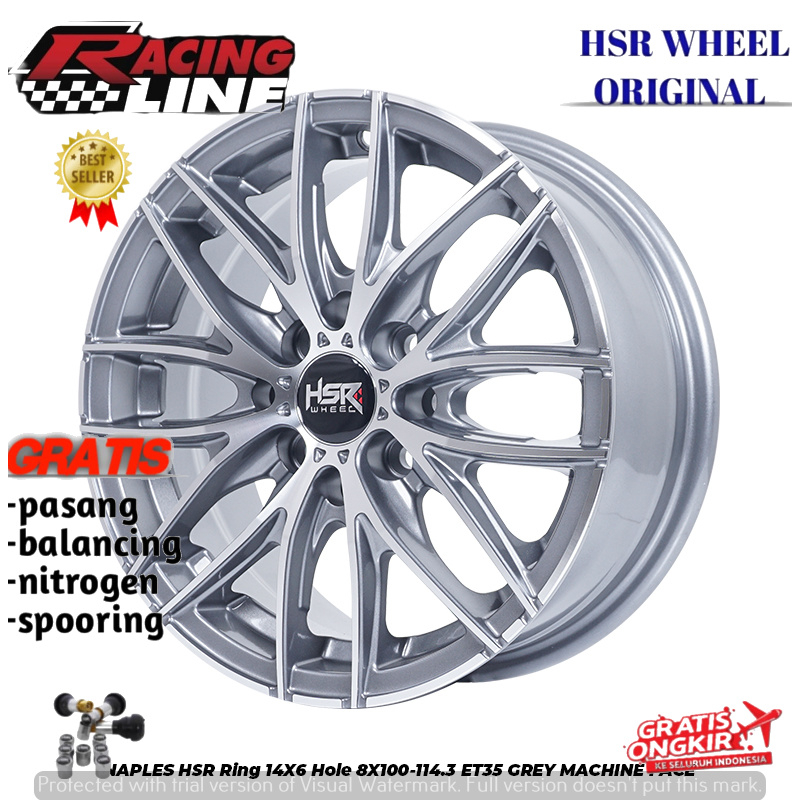 Jual Velg Mobil Murah Ring 14 Untuk Avanza Xenia Brio Sigra Alya Calya Agya Sigra Veloz | Shopee ...