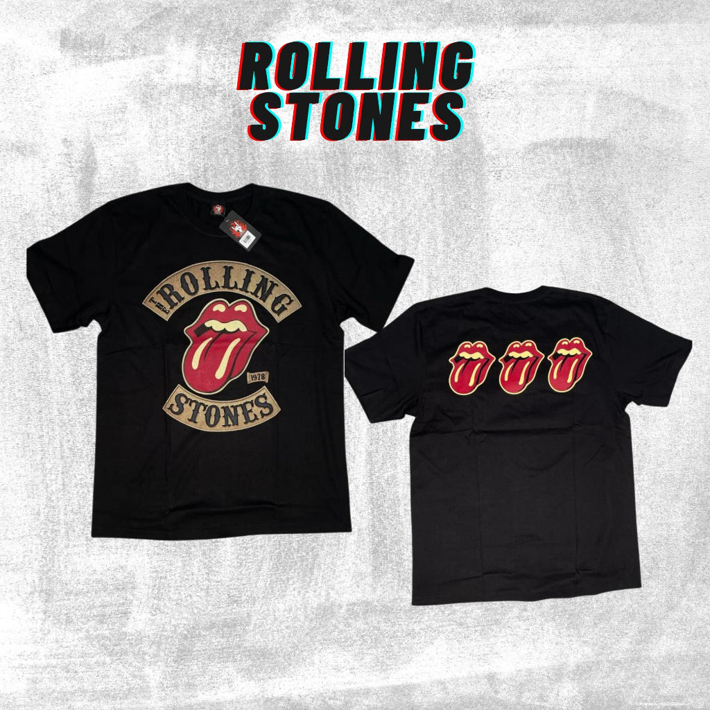 Jual OVERSIZE T-SHIRT TAG ROCK YEAH THE ROLLING STONES FULL PRINT ...