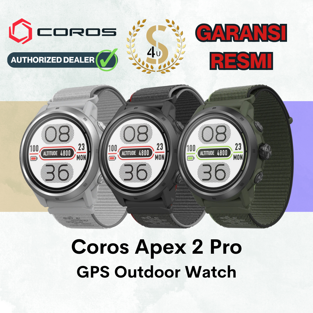 Jual COROS Apex 2 PRO GPS Outdoor Watch GARANSI RESMI 2 Tahun | Shopee Indonesia