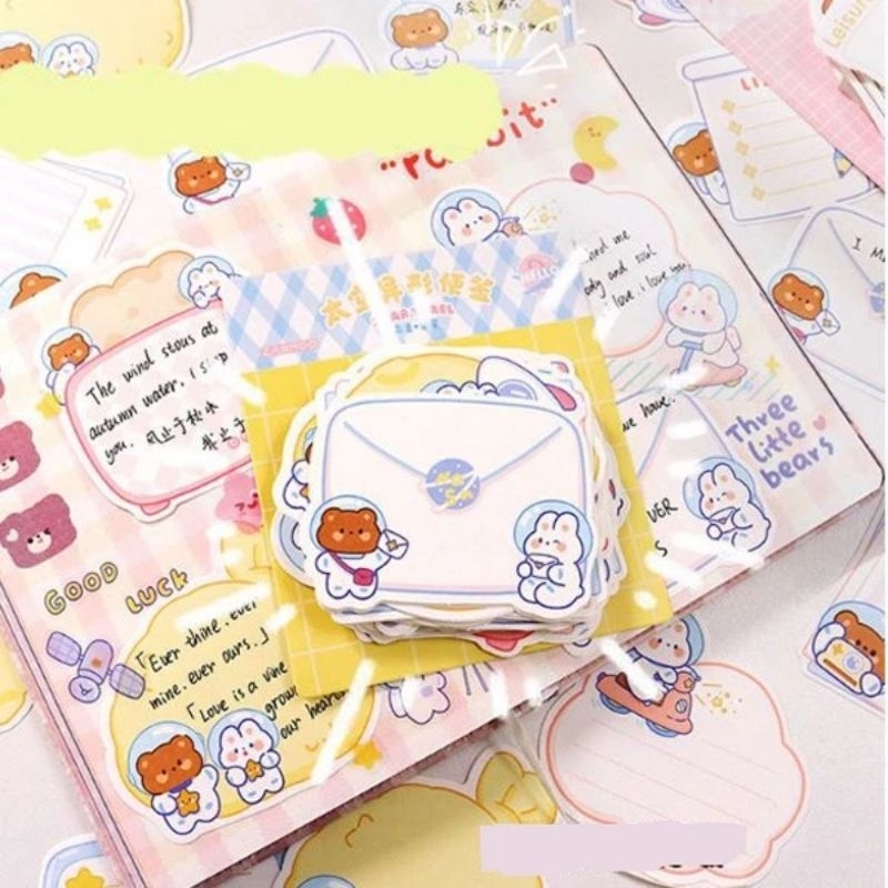 Jual Cute Deco Paper Memo Jurnal Planner Scrapbook | Shopee Indonesia