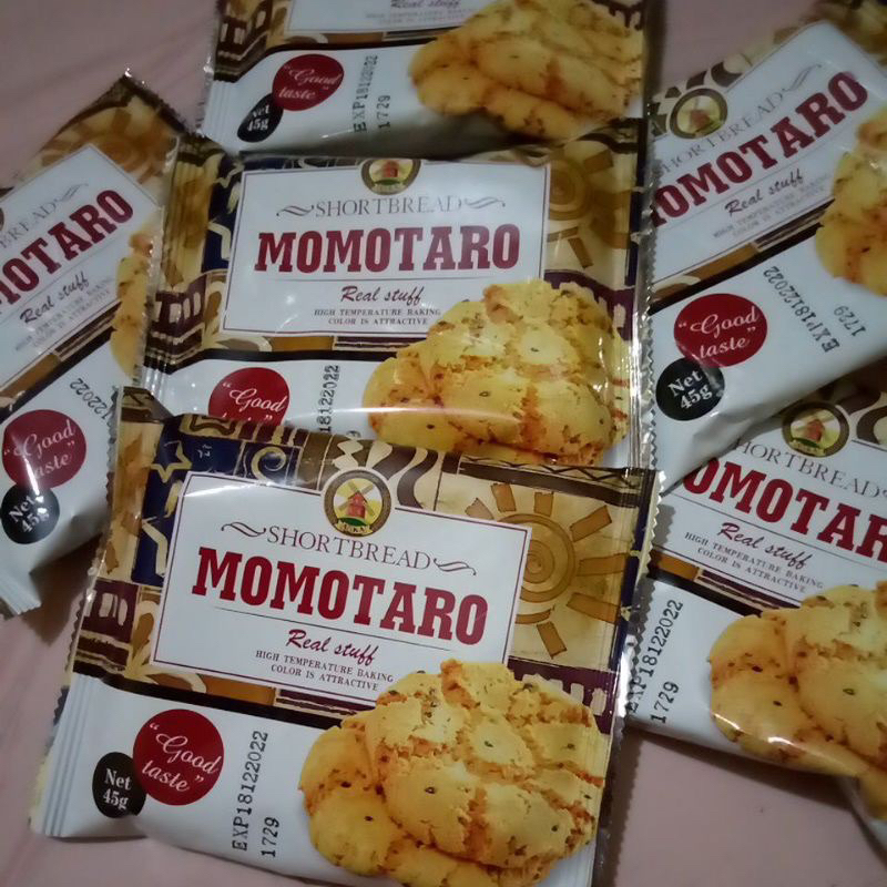 Jual Cookies MOMOTARO shortbread Aoka - roti momotaro snack cookies ...