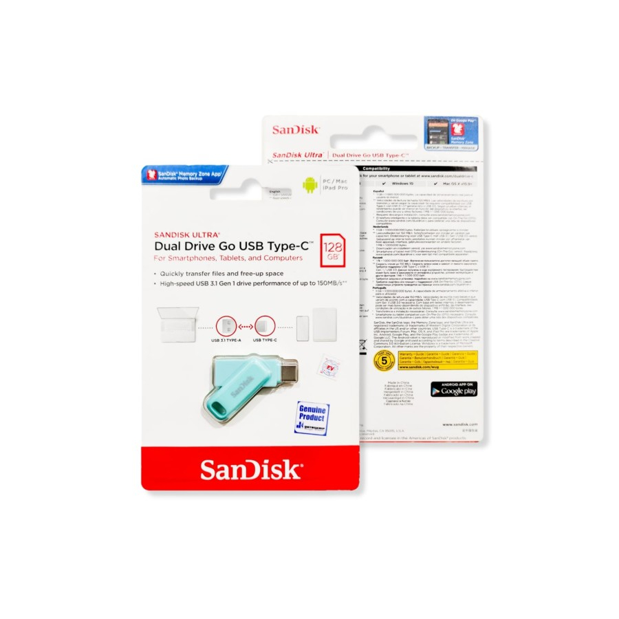 Jual Sandisk Ultra Dual Drive USB Type-C 128 GB | Shopee Indonesia