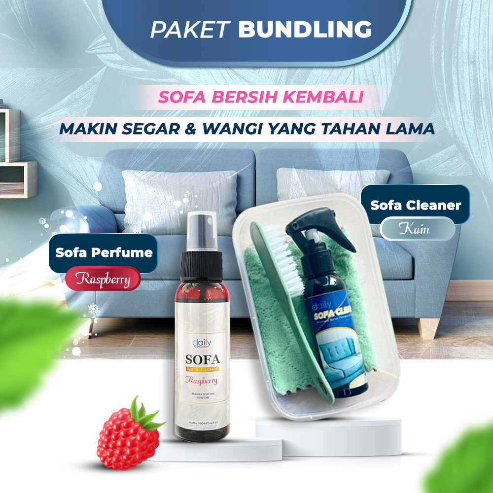 Jual Bundling Daily Sofa Perfume Spray + Sofa Cleaner Paket Pembersih ...