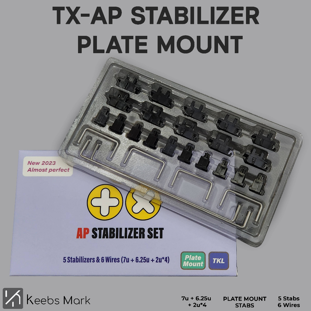 Jual TX - AP Plate Mount Stabilizer Mechanical Keyboard | Shopee Indonesia