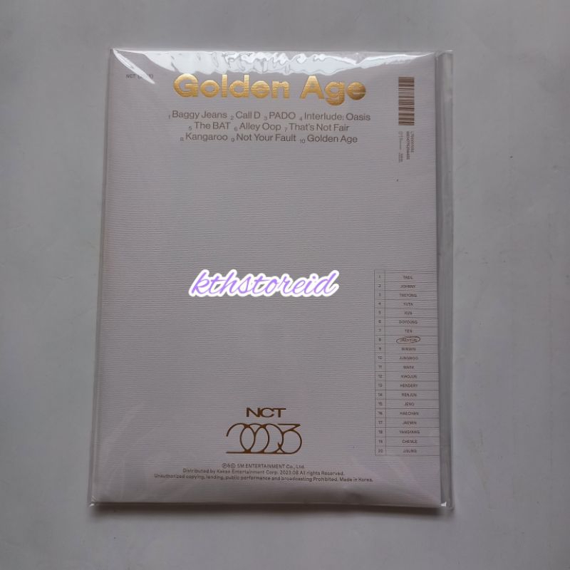 Jual [READY STOCK] NCT - The 4th Album [Golden Age] (Collecting Ver) | Shopee Indonesia