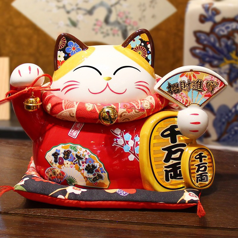 Jual celengan maneki neko lucky cat kucing hoki kucing keberuntungan ...