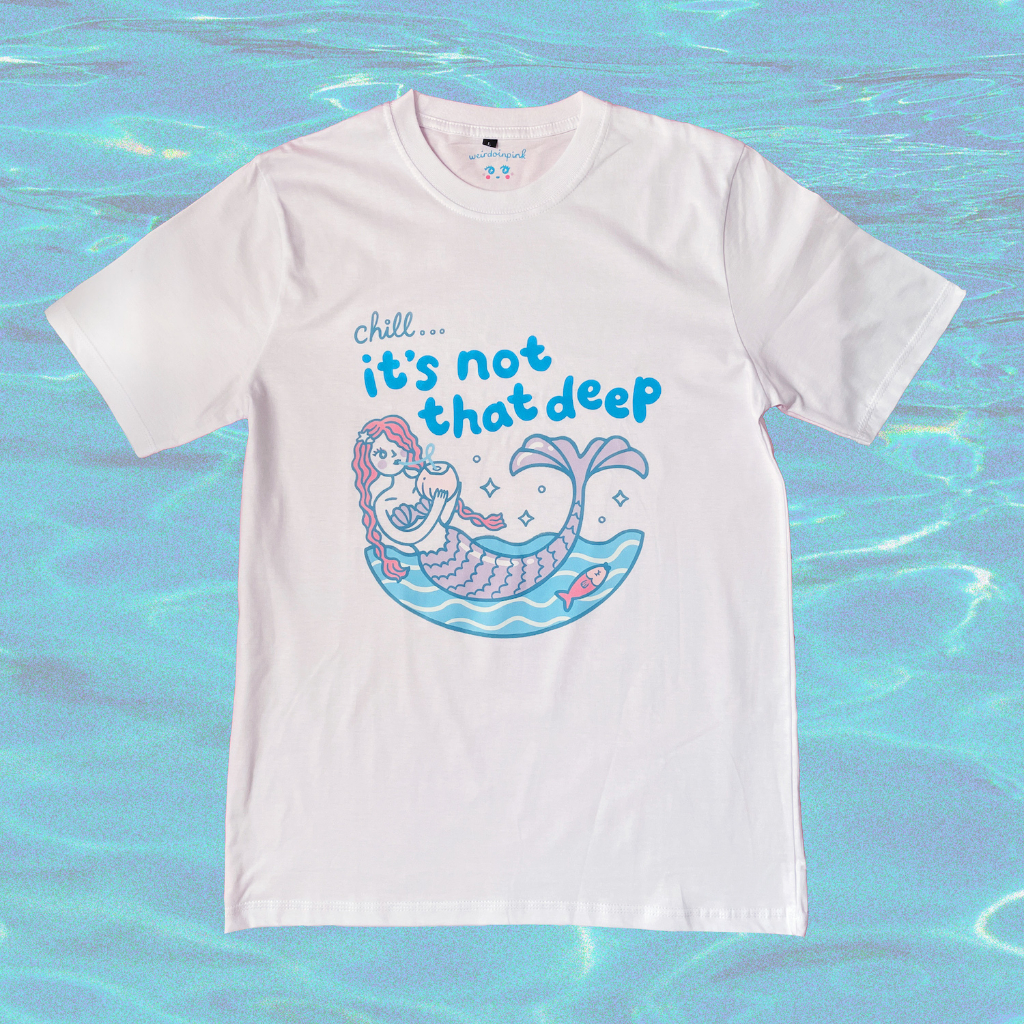 Jual weirdoinpink - It's Not That Deep - T-shirt Kaos Wanita Kaos ...