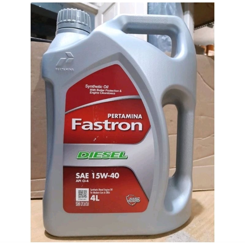 Jual oli mesin pertamina fastron diesel sae 15w-40 isi 4L original pertamina | Shopee Indonesia