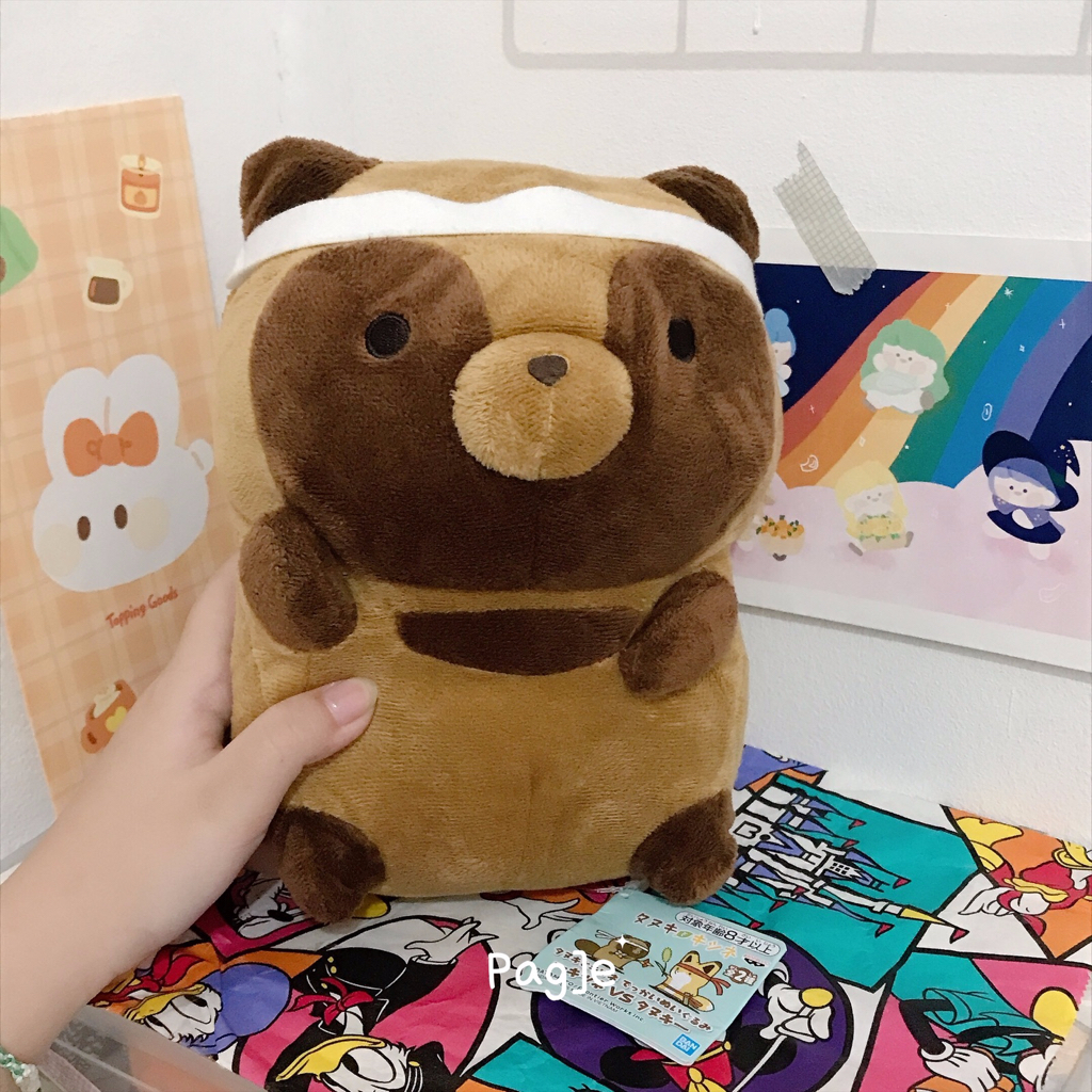 Jual Tanuki to Kitsune Racoon [New Tag] - Plush Doll Boneka Rakun ...