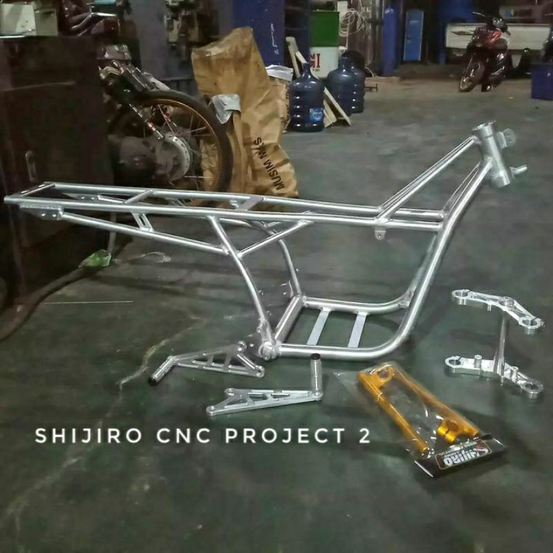 Jual Rangka Frame Dragbike Yamaha Aerox Lexi Full Set, Shijiro CNC ...