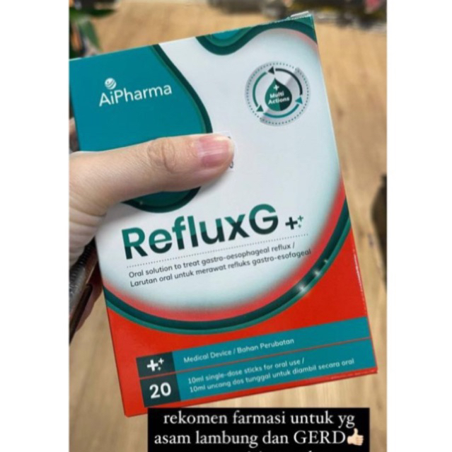 Jual Reflux G plus oral solution 20sachet Original Malaysia | Shopee ...