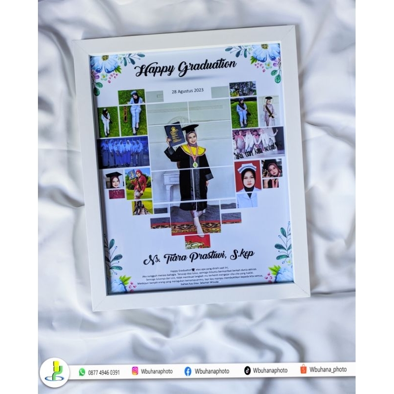 Jual Cetak photo Frame Kayu Premium "Desain Love" ~ Hadiah Kado ~ COD ...