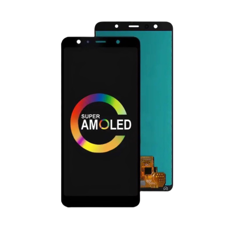 Jual LCD TOUCHSCREEN SAMSUNG GALAXY A750 A7 2018 AMOLED ORIGINAL / Presisi Dipasang Original ...