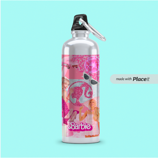 Jual Botol Sport Barbie Logo Movie pattern aesthetic 2023 | Shopee ...