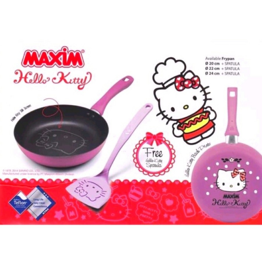 Jual Teflon Fry Pan Maxim Hello Kitty | Shopee Indonesia