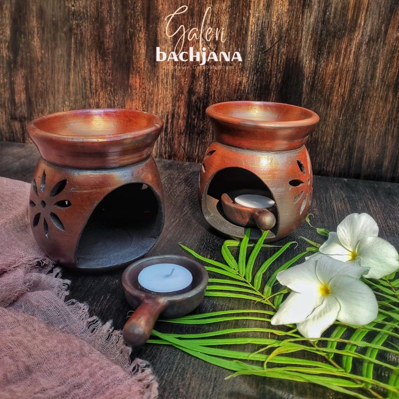 Jual TUNGKU AROMA TERAPI GERABAH / TUNGKU TANAH LIAT / AROMA TERAPI ...