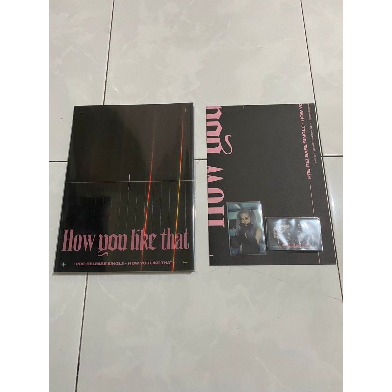 Jual pesanan kak erik album Blackpink unsealed How You like that (baca ...