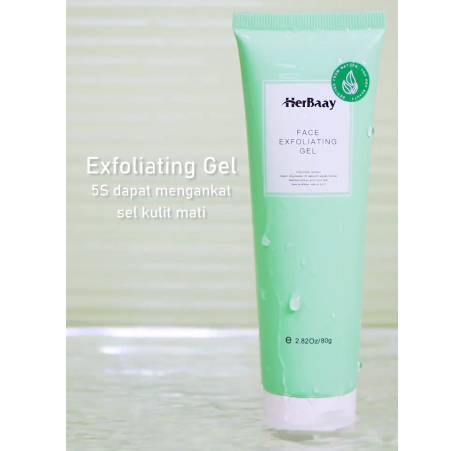 Jual Herbaay Exfoliating Gel Membersihkan Pori Pori Mengangkat Sel ...