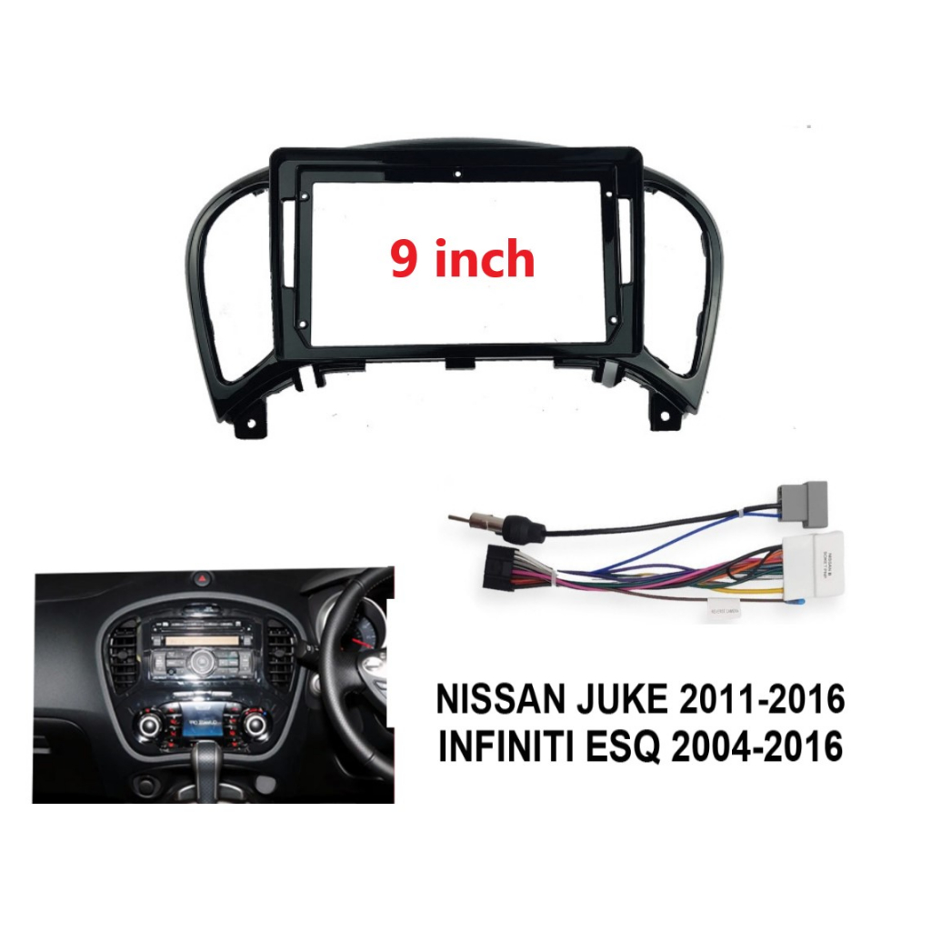 Jual Frame Head Unit Android 9 inch Nissan Juke 2011 - 2016 | Shopee ...