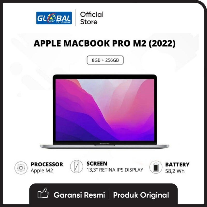 Jual MacBook Pro M2 13.3 ( 256GB ) Garansi Resmi | Shopee Indonesia