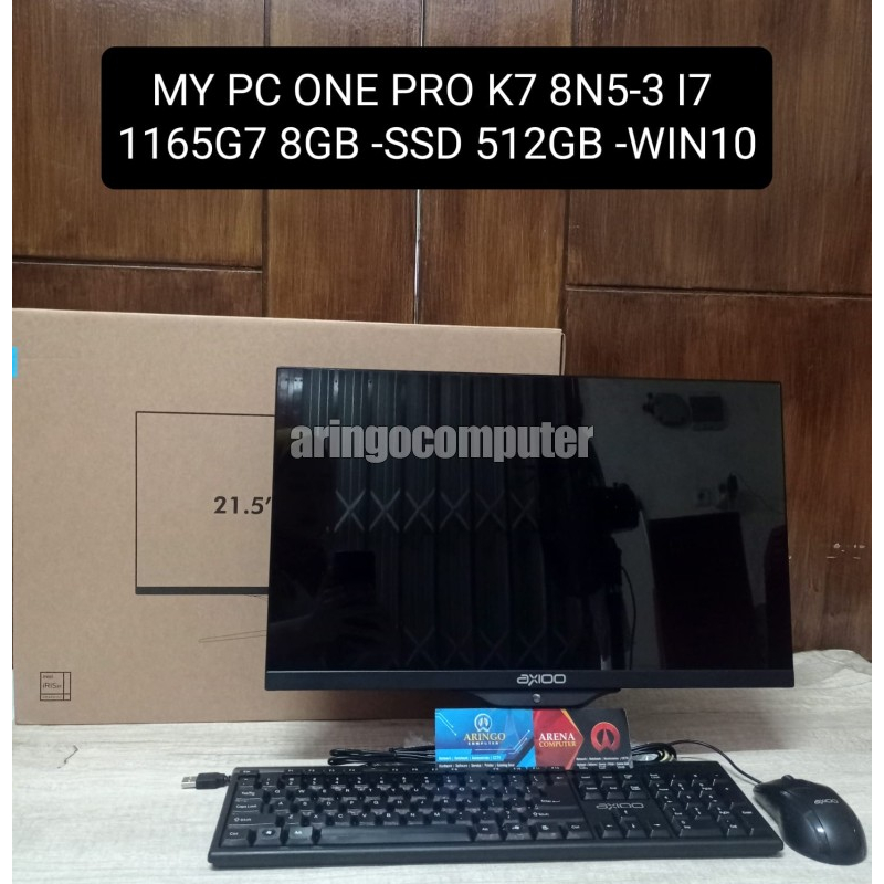 Jual BuildUp PC Axioo MY PC ONE PRO K7 8N5-3 I7 1165G7 8GB -SSD 512GB -WIN10 | Shopee Indonesia