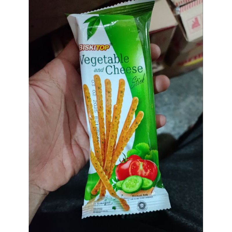 Jual 10 pcs biskitop vegetable and cheese stick | Shopee Indonesia