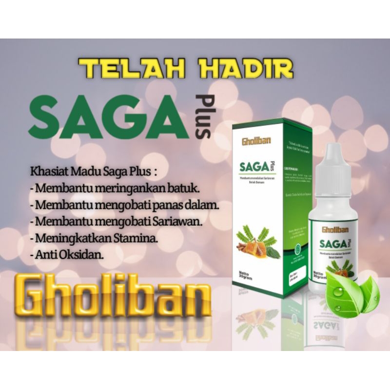Jual Madu Saga Plus Untuk Sariwan & Panas Dalam Gholiban 30g | Shopee ...