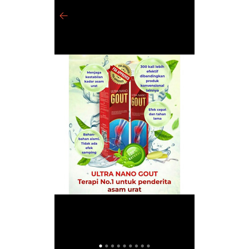 Jual ULTRA NANO GOUT OBAT ASAM URAT !! | Shopee Indonesia
