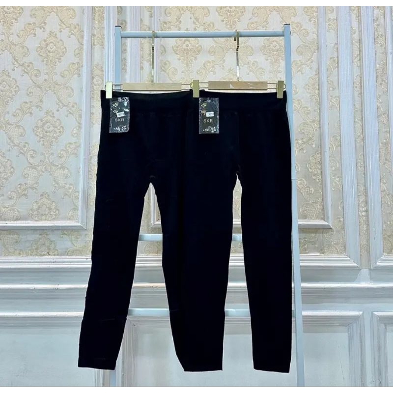Jual LEGGING SKR HITAM POLOS ALL SIZE/LEGGING WANITA/LEGGING PREMIUM ...
