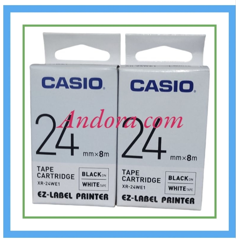 Jual Pita CASIO EZ-LABEL Printer Casio 24mm | Shopee Indonesia