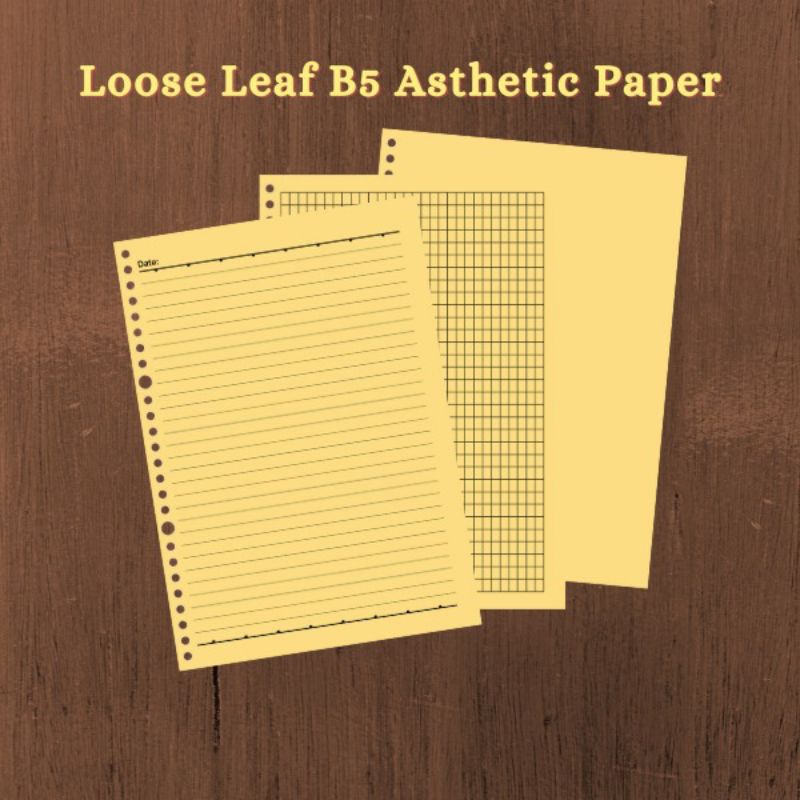 Jual loose leaf B5,loose leaf kertas file isi binder 26 holes,bahan ...