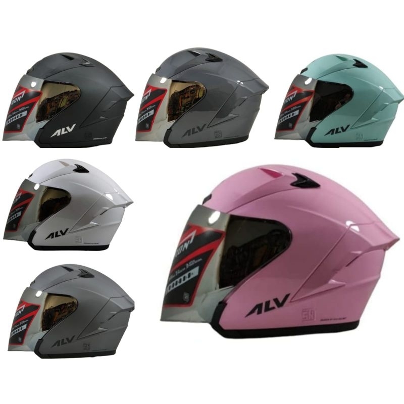 Jual HELM HALF FACE ALV ULTRON ALL VARIAN | Shopee Indonesia